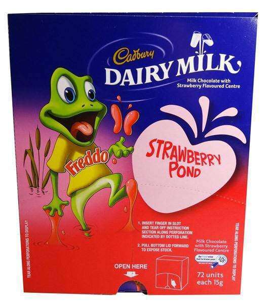 Strawberry Freddo Frogs - Box of 72 | Goody Goody Gum Drops. - Goody ...