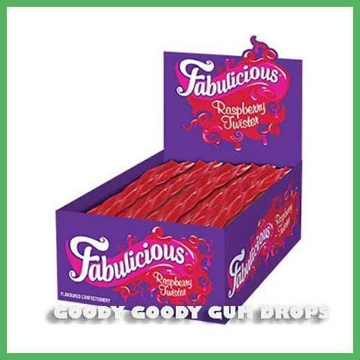 Raspberry Twister 1 Kg - Goody Goody Gum Drops Lolly Shop