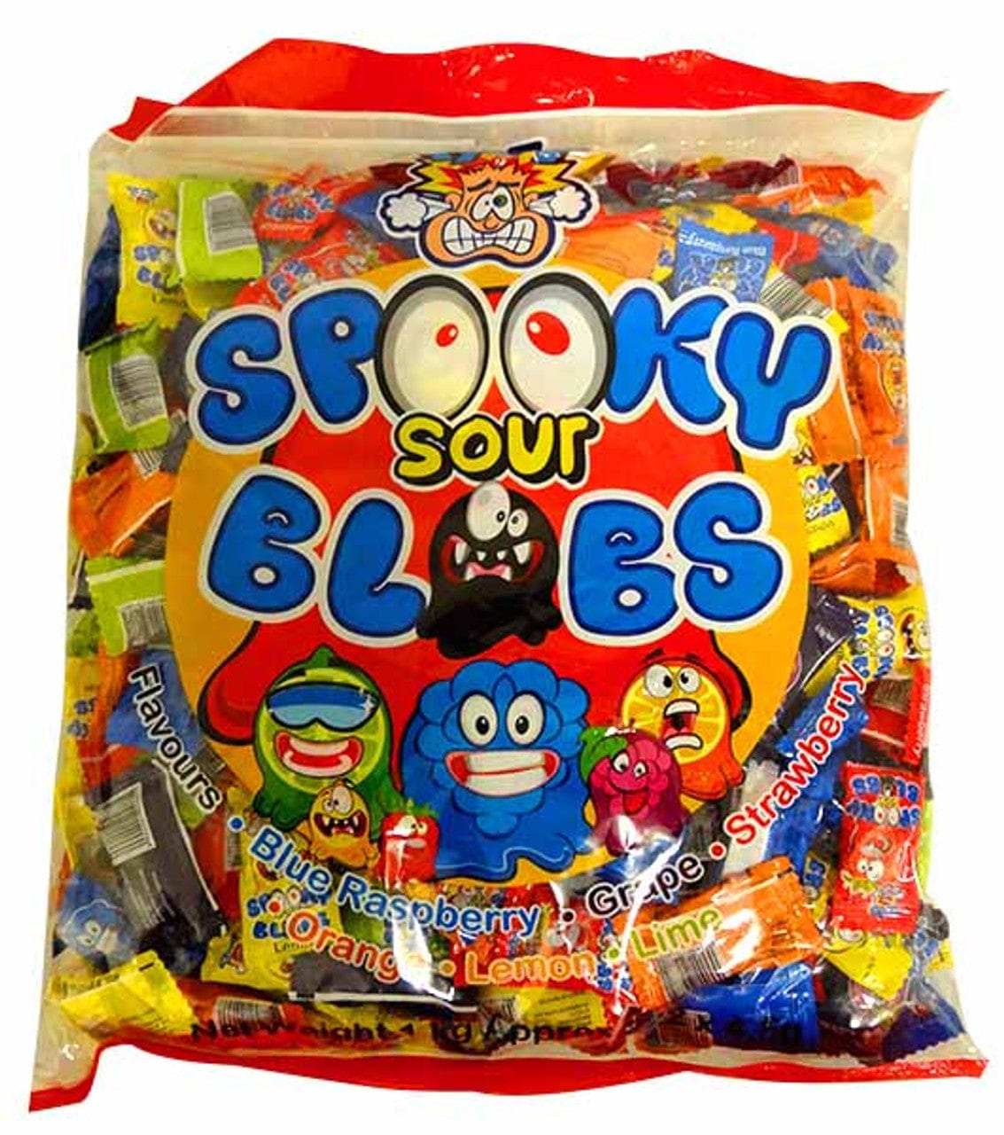 TNT Sour Spooky Blobs (1kg Bag-approx 220pc) - Goody Goody Gum Drops